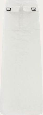 Ferragamo Damen Langer Rock Wei&szlig;