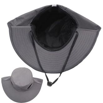 Generic Chapeau en filet de p&ecirc;che | Chapeau en filet de moucheron avec voile | Couvre-chef de protection avec couverture compl&egrave;te, &eacute;quipement dext&eacute;rieur pour 