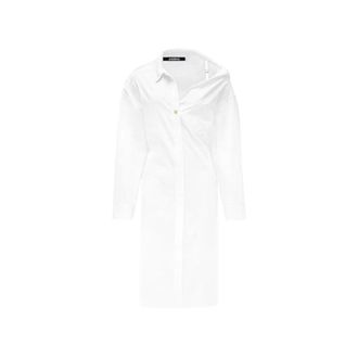 Jacquemus Femme, Robes, Blanc, Taille: 36 FR Shirt Robes