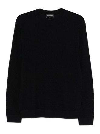 Emporio Armani Pull Col Rond - Bleu