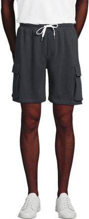 Lands End Cargo-Shorts Serious Sweats, Herren, Größe:48-50 regular, Grau, Baumwolle, by Lands End