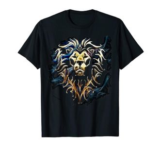 World of Warcraft Offizielles Lizenzprodukt T-Shirt Schwarz S Klassisch geschnitten ges&auml;ttigt Logo Alliance Unisex Erwachsener Kurzarm Classic T-Shirt