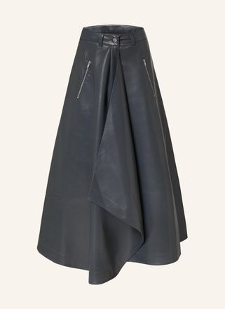 Nanushka Rock Neith In Lederoptik blau