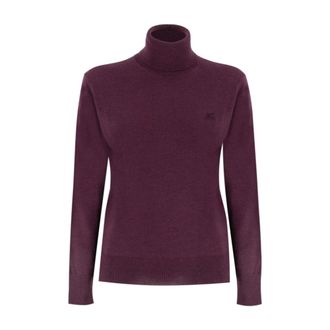 Etro Weicher Woll Rollkragenpullover - - Knitwear - Damen - Rot - 2XS