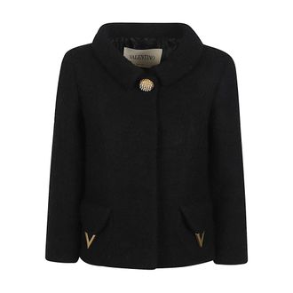 Valentino Damen, Jacken, Schwarzk, SGr&ouml;&szlig;e