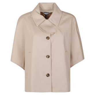 Max Mara Femme, Vestes, Brun, Taille: ONE Size Cape en coton
