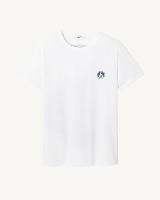 Jott T-shirt mixte en coton biologique Blanc Pietro - Taille 3XL