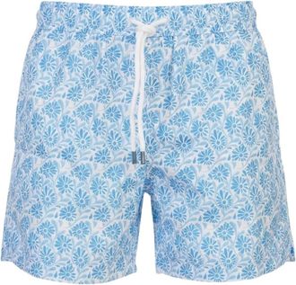Fedeli Homme, Maillots de bain, Bleu, Taille: 2XL Madeira Swim Shorts