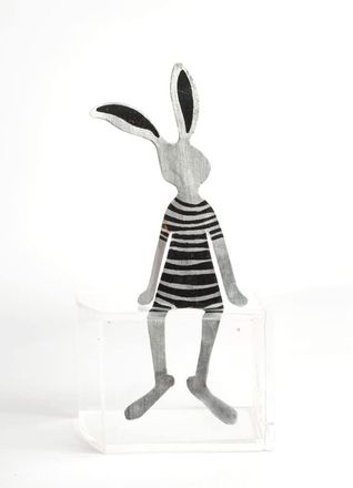 Good old Friends Hasen Kantenhocker Streifen