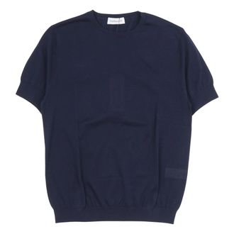 Bellwood Rundhals-Strickpullover - - Knitwear - Herren - Blau - L
