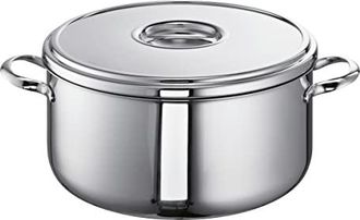 Schulte Ufer Romana i Bratentopf, Edelstahl, Silber, 28 cm / 7,5 ltr