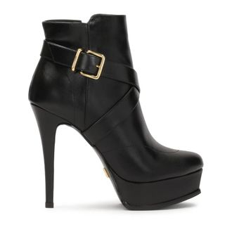 Kazar Schwarze Stiefel mit hohem Absatz und Plateau - - Shoes - Damen - Schwarzk - 37 EU