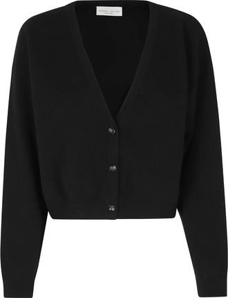 Roberto Collina Cardigan Court - Femme - Pulls - Noir - Taille: 36 FR