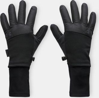 Under Armour Storm Fleece Laufhandschuhe für Herren Schwarz / Schwarz / Reflektierend XXL