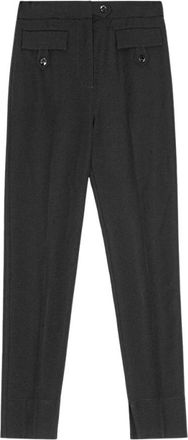 Ganni Femme, Pantalons, Noir, Taille: 40 FR Pantalon 9602
