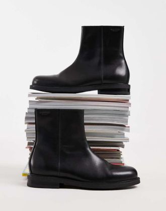 Vagabond Floyd bottes en cuir noires