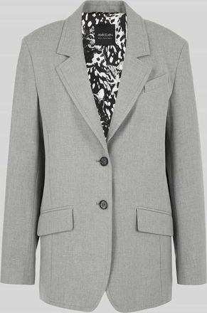Marc Cain Regular Fit Longblazer mit Kontraststreifen