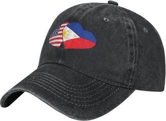 Generic Casquette Trucker Drapeau des Philippines Am&eacute;ricaines Casual Casquettes De Golf Vintage Chapeau pour Voyage Les Saisons P&ecirc;che