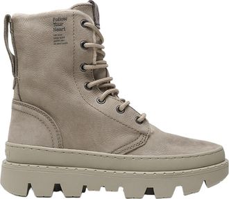 Satorisan Unalome Laces Premium Wool - High-top Damen - Vintage Leder Stiefel Bequem, Nachhaltig und Dauerhaft - Farbe Adventure Grey - Gr&ouml;&szlig;e 37