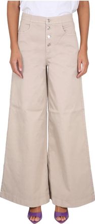 Department Five Department Five, Femme, Pantalons, Beige, Taille: W26 Yoko Pantalone Extraflare