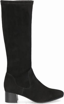 Peter Kaiser Bottes pour femme 75525 en cuir stretch en daim noir