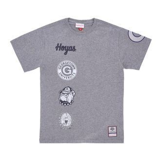 Mitchell & Ness Georgetown Hoyas Basketball Tee Grau - - Tops - Herren - Grau - 2XL