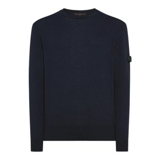 Peuterey Homme, Pulls, Bleu, Taille: L Pull Ras du Cou Bleu