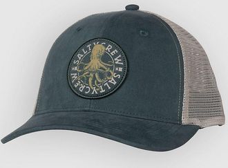 Salty Crew Tentacles Retro Trucker Cap dark hydro