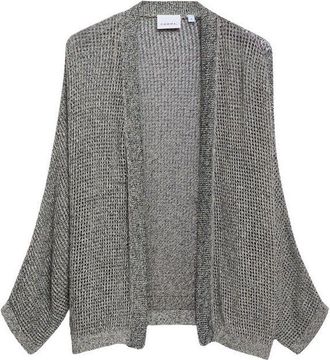 Comma Cardigan Strickjacke Leichter Cardigan aus Ajourstrick