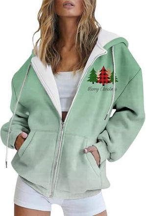 Generic Sweat-shirt &agrave; capuche pour femme - Veste &agrave; capuche - Pull surdimensionn&eacute; - Loisirs - Sport - T-shirt &agrave; manches longues - Pour femme - Automne - Hiver 