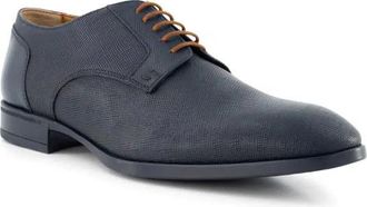 Rosso E Nero Herren Derby blau Glattleder