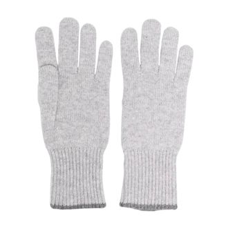 Brunello Cucinelli Gloves - unisex - Accessoires - Gris - Taille: L
