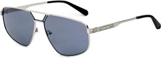 Guess Homme, Accessoires, Gris, Taille: ONE Size Metal Frame Lunettes de soleil