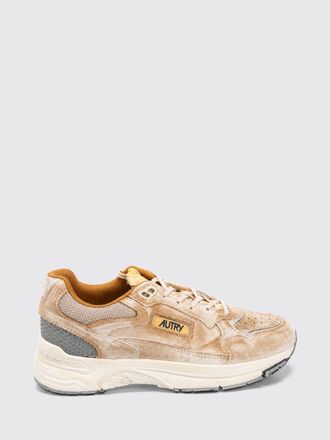 Autry Baskets Hyperway bicolores en daim avec effet us&eacute;