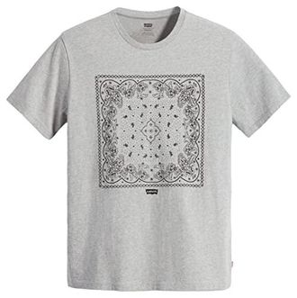 Levi's Homme Graphic Crewneck Tee, Bandana Bw Mhg, XL