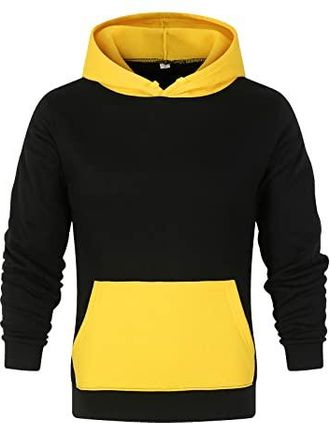 Generic Sweat à capuche surdimensionné pour homme - Sweat à capuche pour homme - Essentialse - Sweat à capuche pour garçon - Automne - Hiver - Streetwear Tops