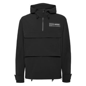 Plein Sport Nylon K-Way Jacke - - Sport - Herren - Schwarzk - XL