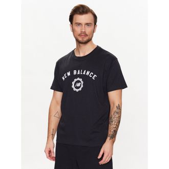 New Balance T-Shirt MT31904 Schwarz Relaxed Fit