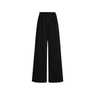 Dolce & Gabbana Femme, Pantalons, Noir, Taille: 38 FR Pantalon large