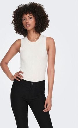 Jacqueline de Yong Top Aya 15287501 Wei&szlig; Slim Fit