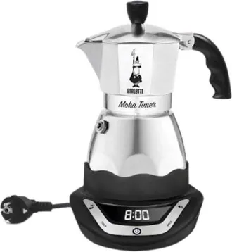 Bialetti Cafeti&egrave;re italienne &eacute;lectrique 6 tasses inox 0006093