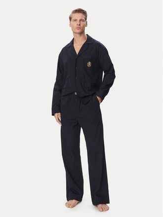 Tommy Hilfiger Pyjama UM0UM04025 Dunkelblau Relaxed Fit