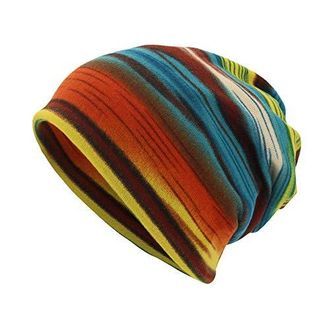 Generic Beani Skulle Casquette pour homme et femme - Bonnet de chimio léger et fin - En coton - Pour la perte de cheveux, le cancer, la chimio, bleu ciel, tai