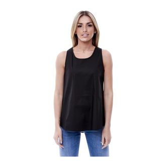 Alpha Studio Damen Jersey Tank Top - - Tops - Damen - Schwarzk - M