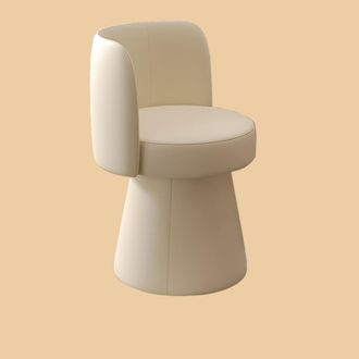 Generic Schminktisch Stuhl Hocker Für Schminktisch,Schlafzimmer & Esszimmer,360° Drehbar Mit Rückenlehne,360° Drehstuhl Ohne Armlehnen,für Homeoffice,Arbeitsz