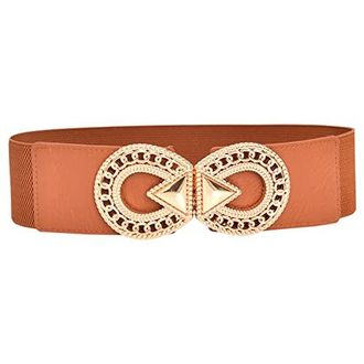 Generic Ceinture Elastique - Ceinture large &eacute;lastique extensible pour femmes accessoire mode confortable &agrave; avec robes et tenues &eacute;l&eacute;gantes