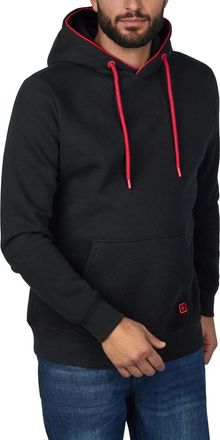 Riverso Hoodie Herren Regular Fit RIVSandro Kapuzenpullover Pullover Beige 5XL, Gr&ouml;&szlig;e:5XL, Farbe:Black-Formula Red