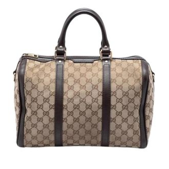 Gucci Pre-owned Canvas Satchel - - Pre-owned - Damen - Beige - ONE SIZE