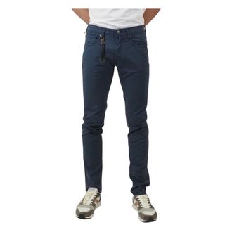 Incotex Blaue Baumwoll-F&uuml;nf-Taschen-Jeans - - Trousers - Herren - Blau - W37