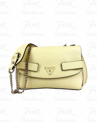 Guess Femme, Sacs, Jaune, Taille: ONE Size Serenova Convertible Xbody Flap